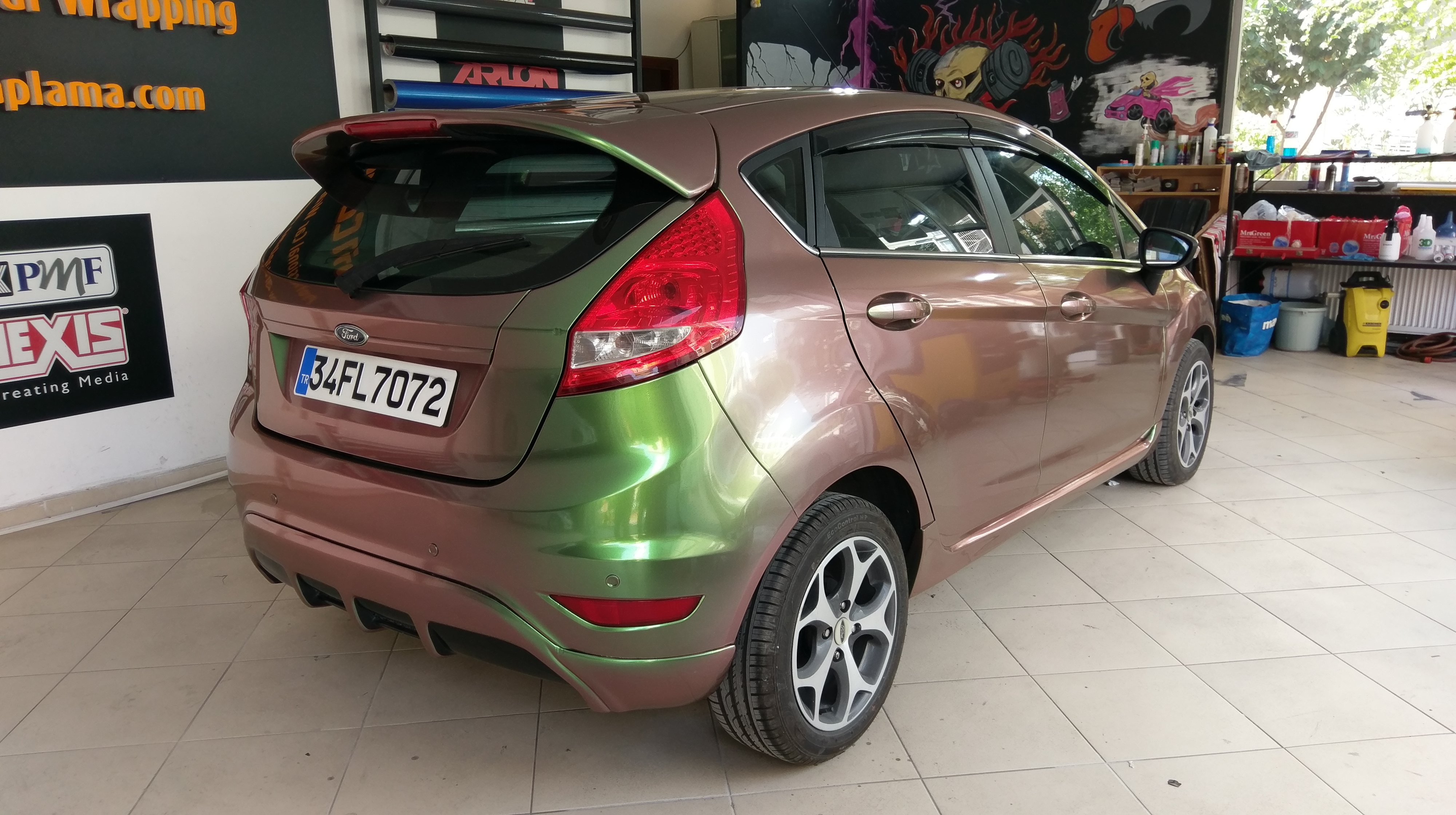 Ford fiesta shift effect araç kaplama – Foil Cover – Araç Kaplama ...